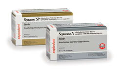 Septanest N Articaine HCl 4% Epinephrine 1:200,000 50/Bx Septodont - 9 ...