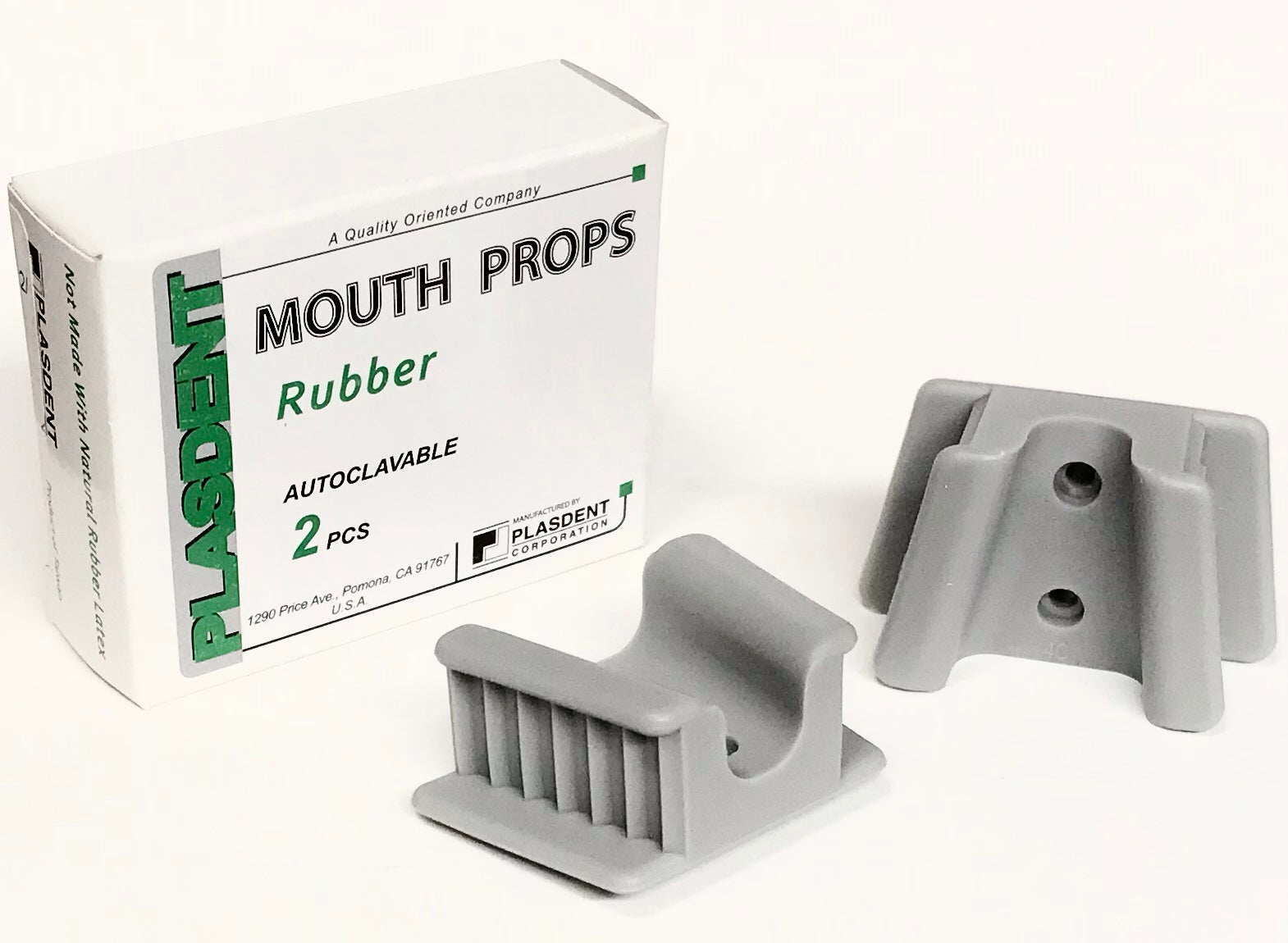 Mouth Props Rubber 2pk (Adult, Child or Small Child) - Grey rubber 2/b ...