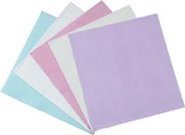 Headrest Covers BLUE 10x13 - Unipack..box of 500 Tissue/Poly.. UBC-802 ...